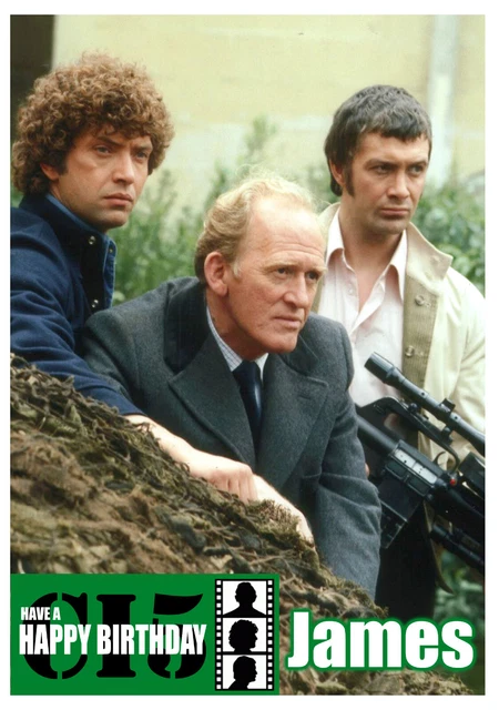 THE PROFESSIONALS CI5 Bodie and Doyle Happy Birthday personalised ...