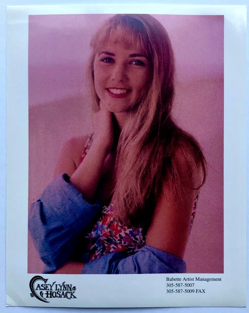 1990S CASEY LYNN Hosack Aspiring Country Singer Model Press Vintage ...