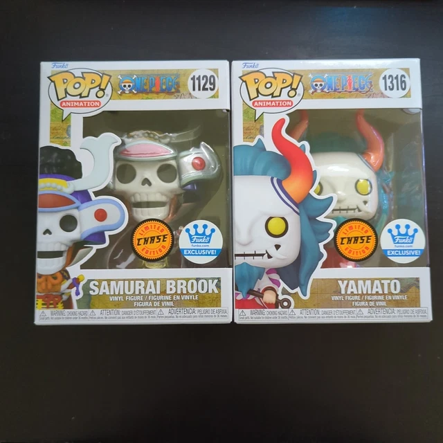 FUNKO POP! ONE Piece Chase Samurai Brook #1129 and Yamato #1316 £260.89 ...