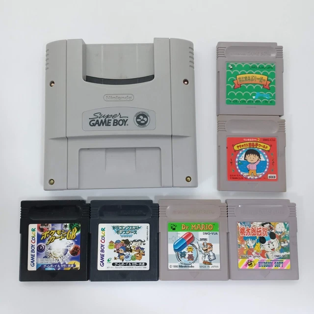 NINTENDO SUPER FAMICOM SFC Super Gameboy GB Menge 6 Mario Pokemon ...