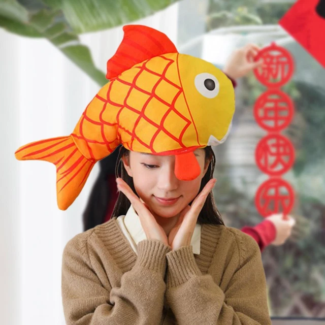KOI FISH HAT Decorative DIY Crafts Fancy Dress for Birthday Role Play ...