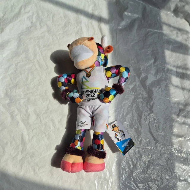 COLLECTABLE PERRY THE Bull 2022 Birmingham Commonwealth Games Mascot ...