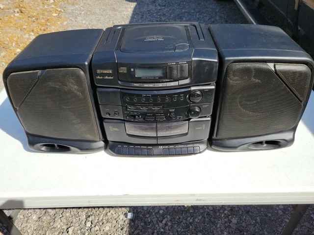 FISHER PH-D580 BOOMBOX Stereo CD Dual Cassette AM/FM Good Condition ...