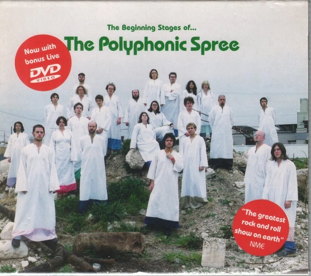 POLYPHONIC SPREE BEGINNING Stages Of... CD UK 679 2003 2 disc set with ...