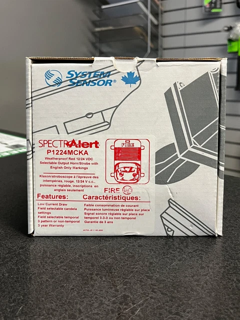 System Sensor Spectralert Fire P1224mcka Selectable Output Horn Sensor
