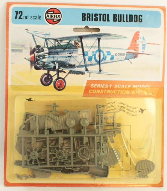 RARE VINTAGE AIRFIX 1/72 Bristol Bulldog EUR 17,50 - PicClick FR