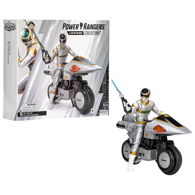 POWER RANGERS LIGHTNING Collection In Space Silver Ranger and Silver ...