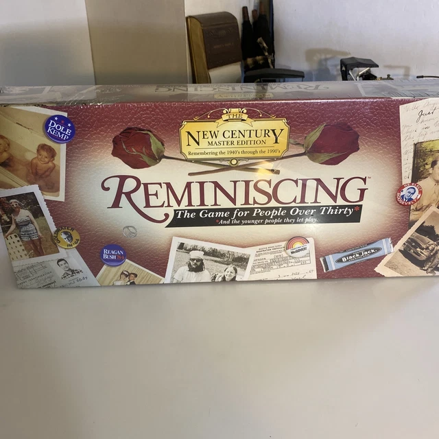 REMINISCING BOARD GAME 1998 Sealed Remembering the 1940's through 1990 ...