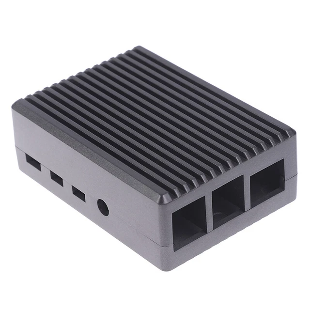 Raspberry Pi 4 Cnc Aluminum Case With Fan Heatsinks For Raspberry Pi 2306