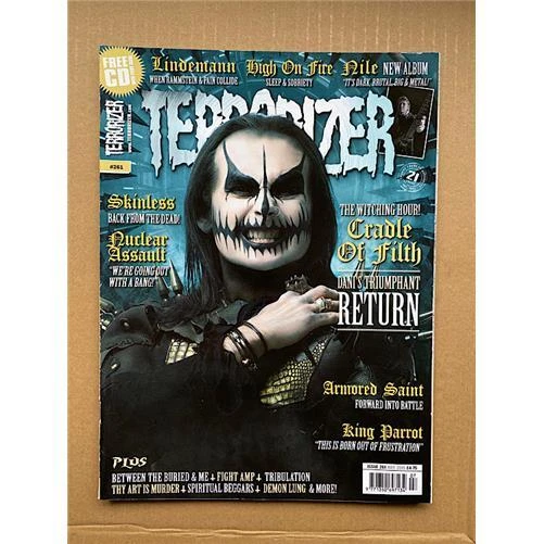 CRADLE OF FILTH Terrorizer #261 Magazine July 2015 - Cradle Of Filth ...