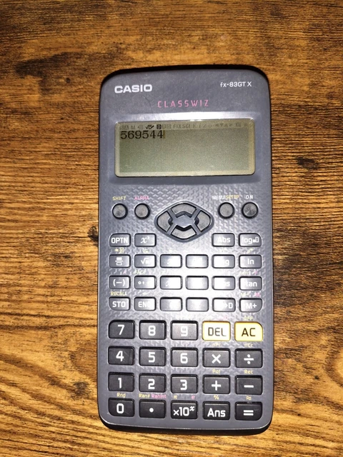 CASIO FX-83GT X Scientific Calculator - Black *Tested And Working ...