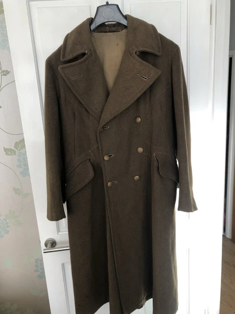 VINTAGE WW2 1940S Pattern British Army Great/Trench Coat £130.72 ...