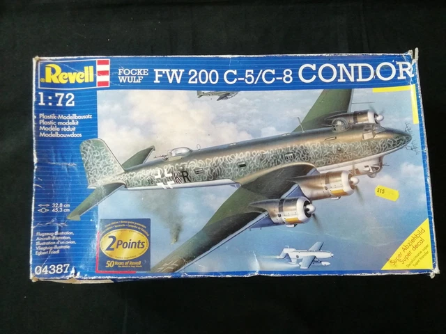 REVELL FOCKE WULF Fw 200 C-5/C-8 Condor 1:72 Incomplete Spares Repairs ...