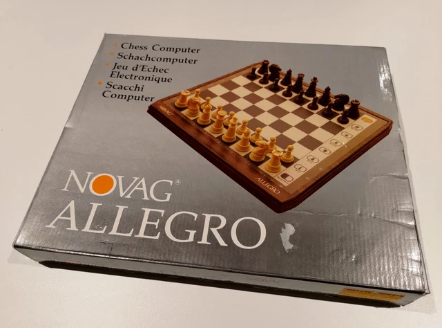 NOVAG CHESS COMPUTER - Allegro - Board, Box & Instructions - RARE $99. ...