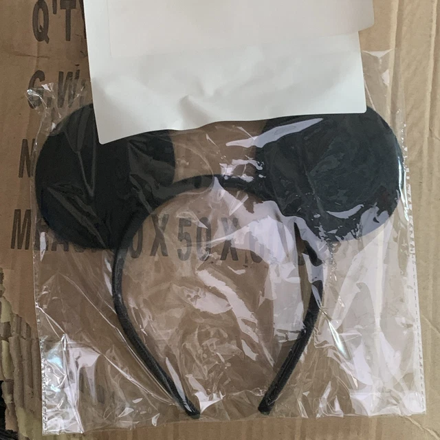 BLACK MOUSE EARS Costume Headband, Adult Unisex 500 pieces job lot £68. ...