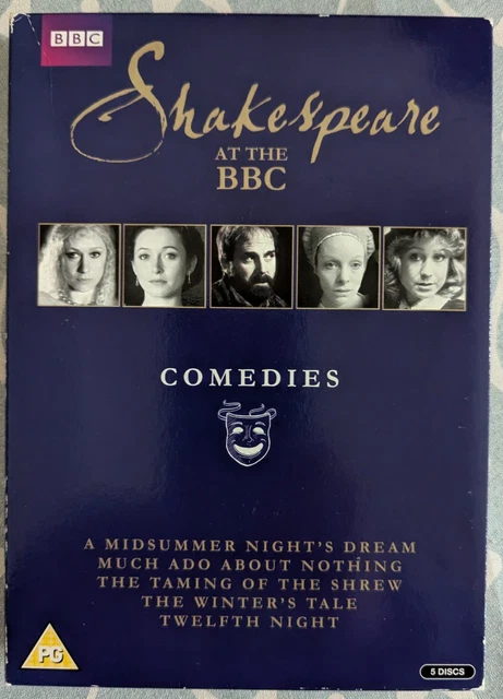 SHAKESPEARE AT THE BBC ~ THE COMEDIES (5 DISC DVD SET) inc MIDSUMMER ...