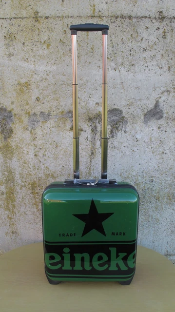 HEINEKEN BIER TROLLEY Koffer Hart Schale grün Handgepäck EUR 99,95 ...