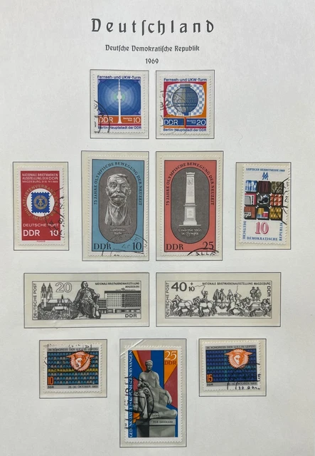 11 GDR STAMPS 1969 stamped, as shown, rare 6910 £0.86 - PicClick UK