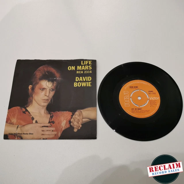 DAVID BOWIE LIFE on mars 7" vinyl record very good condition EUR 15,69 - PicClick DE