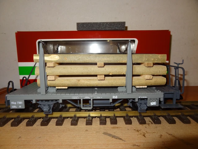 LGB GRAUER RhB Rungenwagen LGB Nr. 45141-02 OVP EUR 72,01 - PicClick DE