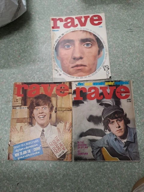 3 X RAVE Magazines Feb May and June sold by AgeUK £15.99 - PicClick UK