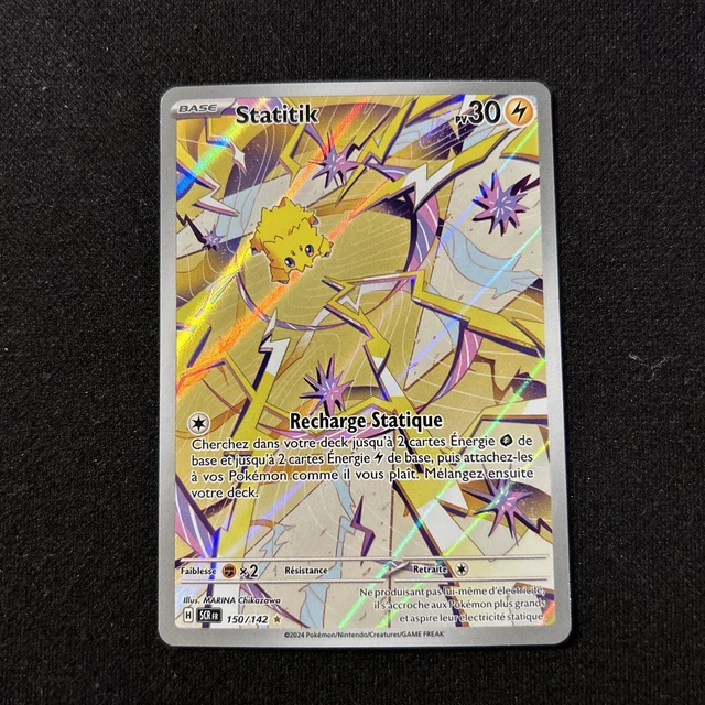 CARTE POKÉMON STATITIK Full Art 150/142 Couronne Stellaire Ev07 Fr ...