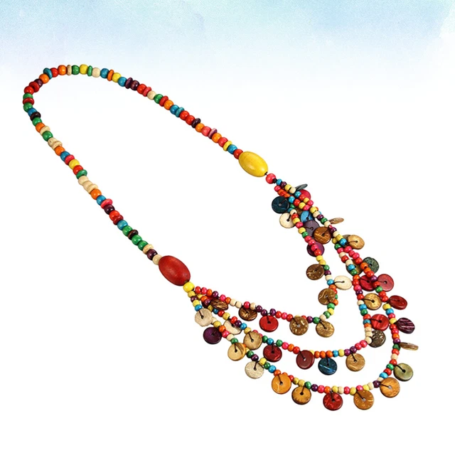 GIOIELLI COLORATI COLLANE Girocollo Strati Per Le Donne Collana EUR 9 ...