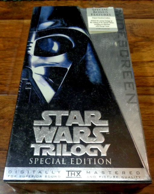 STAR WARS TRILOGY Special Edition Thx Widescreen Vhs Box Set Brand New Sealed £32.44 - PicClick UK