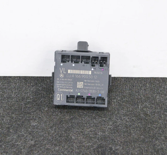 MERCEDES-BENZ GL X166 Front Left Door ECU Control Unit A1669005012 ...