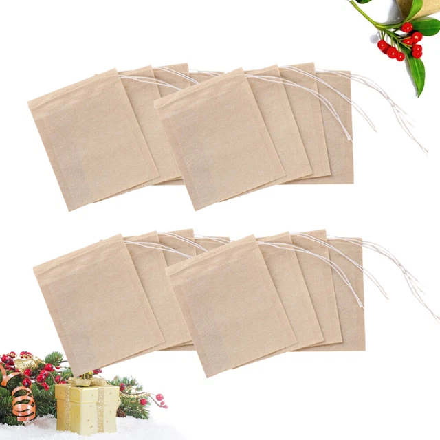 300 PCS RESUABLE Tea Bags Percolator Coffee Filters Disposable £10.51 ...