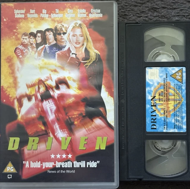 DRIVEN VHS BIG Box Ex Rental, Sylvester Stallone (untested) £3.58 ...