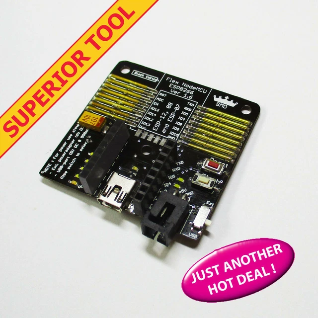 FLEX NODEMCU BE ESP8266 development programmer (for ESP-12, ESP-08 ...
