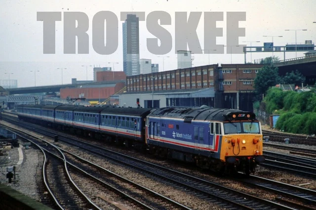 35MM SLIDE BR British Rail Diesel Loco Class 50 50026 1989 Original £3. ...