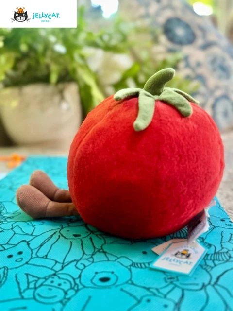 JELLYCAT AMUSEABLE TOMATO Plush Toy tags+dust bag new £21.95 - PicClick UK