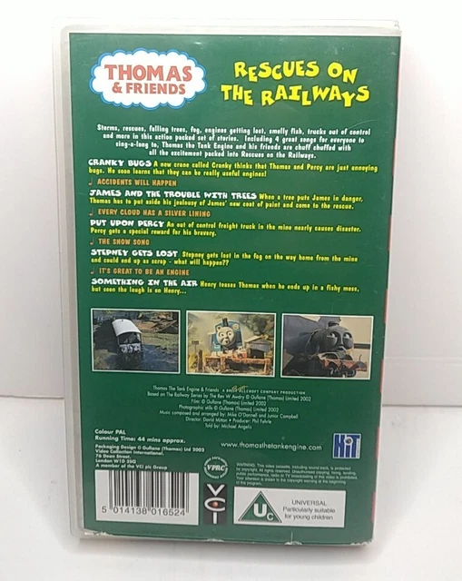 THOMAS THE TANK engine and friends - vhs video - rescues on the ...