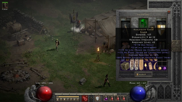 DIABLO II RESURRECTED Harlequin Crest Shako D2R PC $24.44 - PicClick