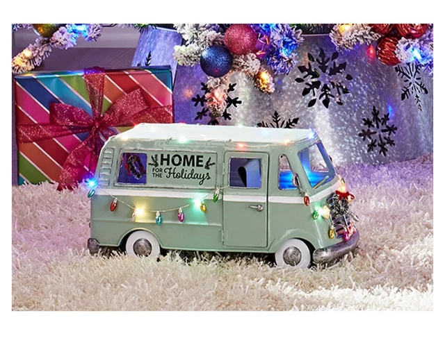 MEMBER'S MARK PRE-LIT Vintage Holiday Van Christmas Decor New In Box £ ...