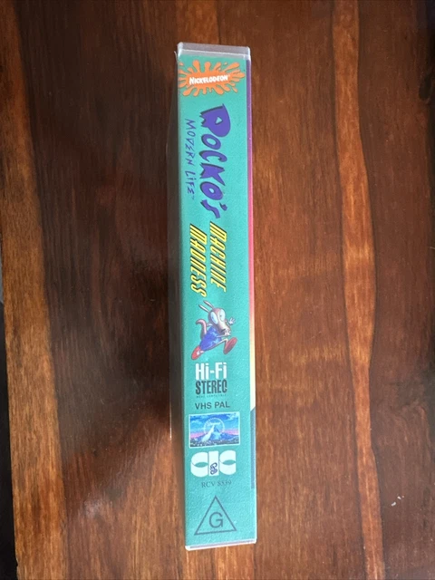 NICKELODEON - ROCKOS Modern Life VHS Machine Madness 1996 90s Animation ...