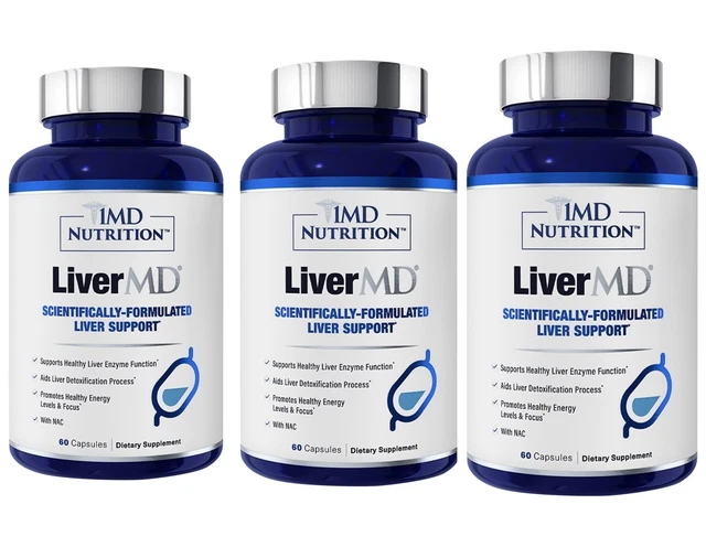1~3 PACK NUTRITION Liver MD Liver Support Supplement New Sealed 60 ...