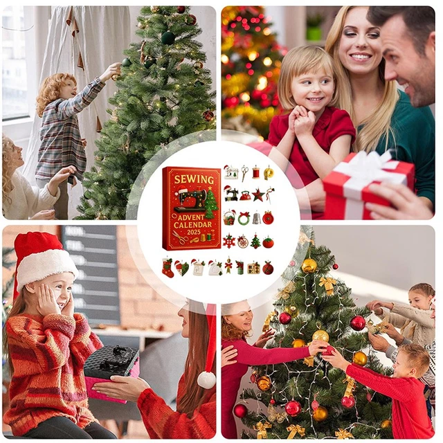 SEWING ADVENT CALENDAR 2025, 24-Day Christmas Countdown Surprise Box ...