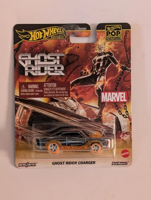 HOT WHEELS POP culture 2025 Ghost Rider Charger Marvel Brand New. £12. ...