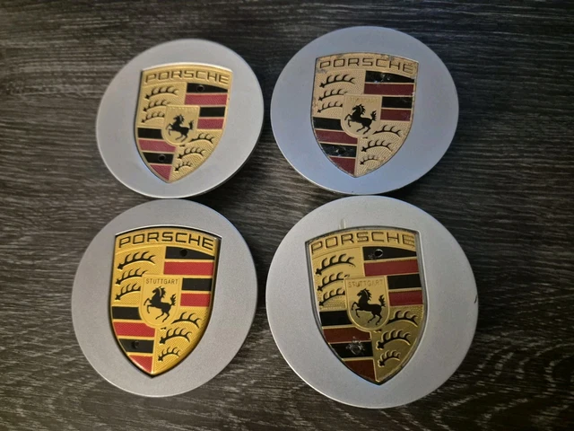 4X PORSCHE CAYENNE Panamera Original Nabenkappen Felgendeckel Boxster ...