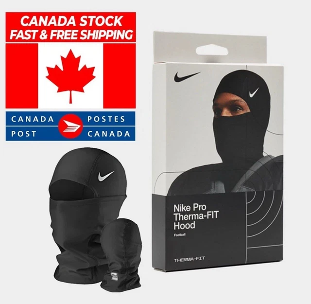 NIKE PRO THERMA-FIT Hyperwarm Hood Ski Mask Black SHIPS SAME DAY!!! $22 ...