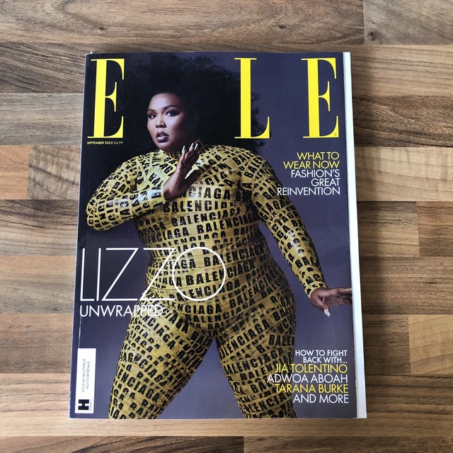 ELLE MAGAZINE SEPTEMBER 2022 LIZZO Daisy Edgar-Jones Tarana Burke £8.99 ...