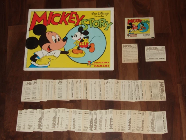 WALT DISNEY 1978 Mickey Story- empty Panini Sticker Album, Loose 360 ...