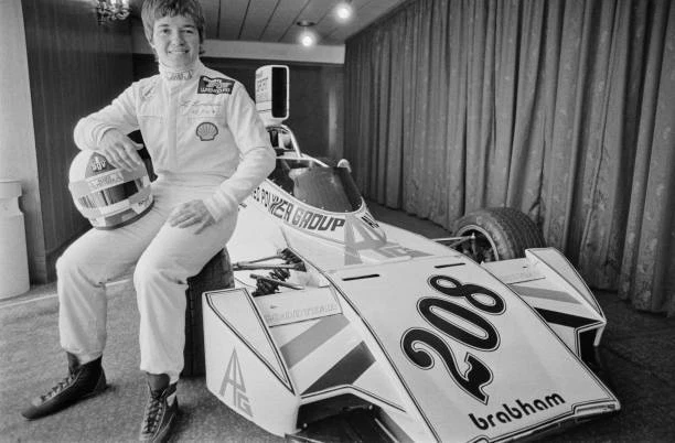 LELLA LOMBARDI WITH the Allied Polymer Group Brabham BT42 Ford OLD ...