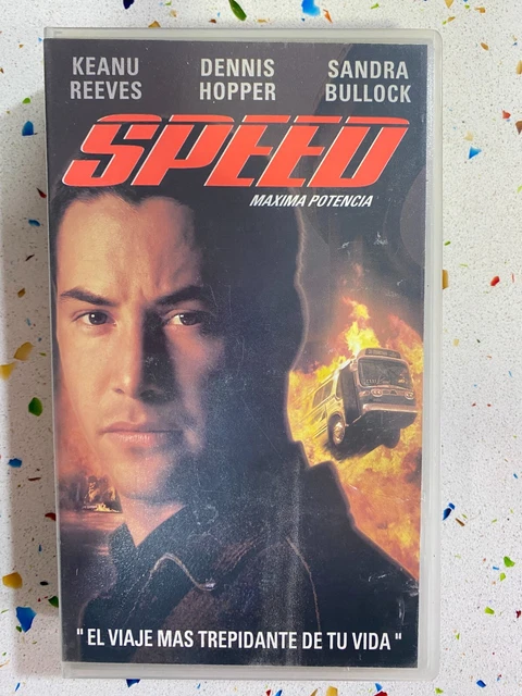 SPEED MAX POWER VHS Tape Keanu Reeves Dennis Hopper Sandra Bullock £20. ...