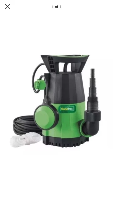 FLORABEST SUBMERSIBLE WATER Pump FTP 400 D3 £13.50 - PicClick UK