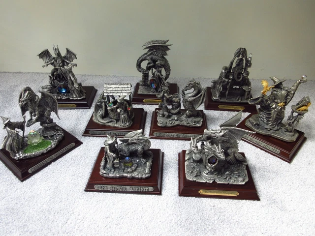 MYTH AND MAGIC Choose Large Boxed Dragon Wizard Tudor Mint Exhibition ...