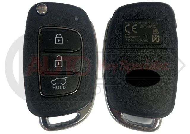 OEM 3 BUTTON Flip Remote Key Fob Hyundai I20, Bayon (2023+), 433MHz ...